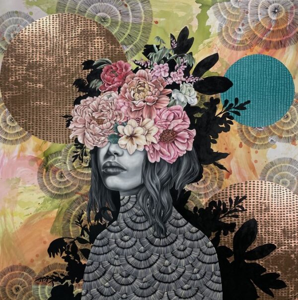 Custom Artwork Commission By Top Artists - Teal Canvas